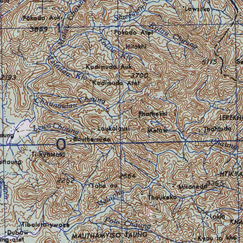 BURMA-TOUNGOO: NE-47-5 Map by Western Michigan University | Avenza Maps