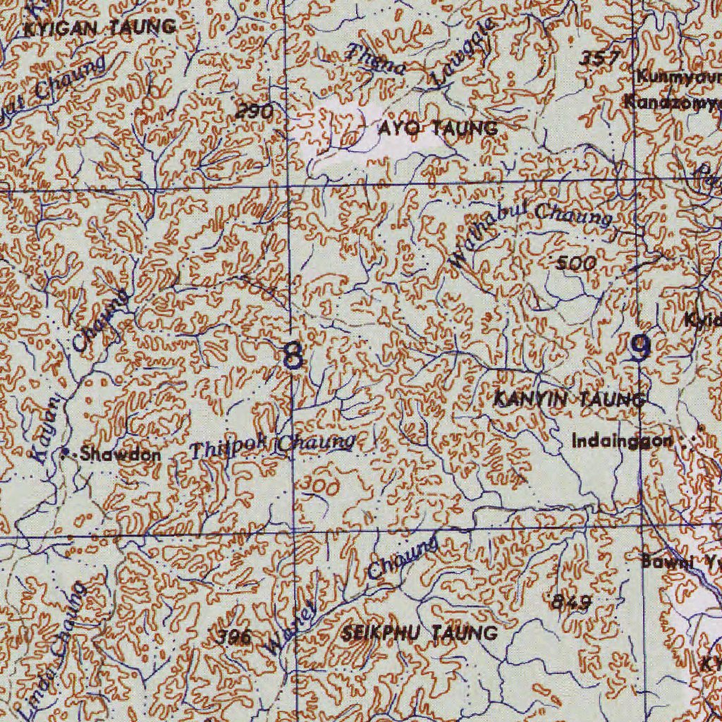 BURMA-PEGU: NE-47-9 Map by Western Michigan University | Avenza Maps
