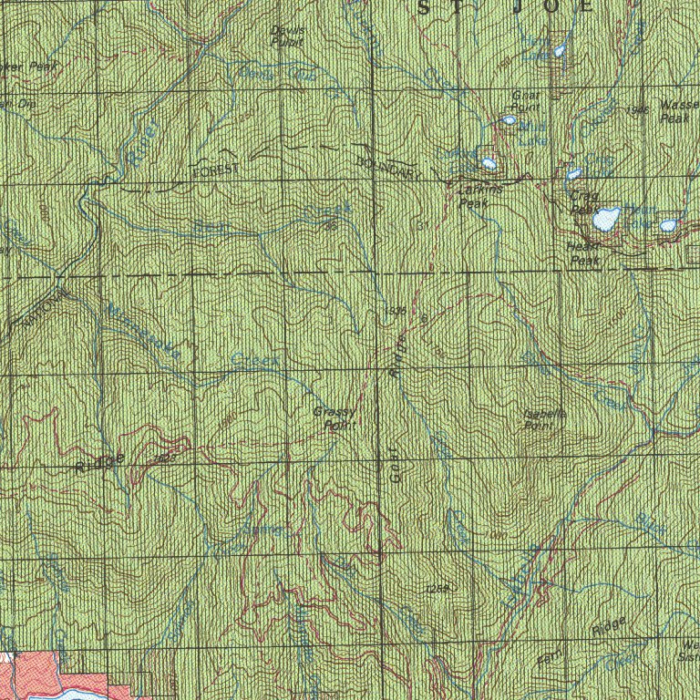 Headquarters, ID - BLM Minerals Mgmt. Map by Digital Data Services, Inc ...