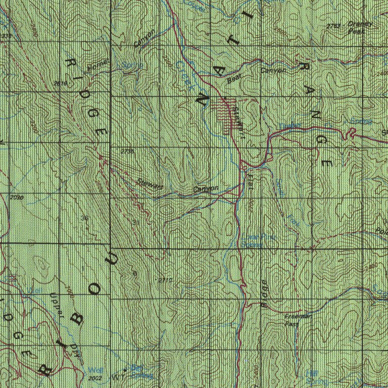 Soda Springs, ID - BLM Minerals Mgmt. Map by Digital Data Services, Inc ...