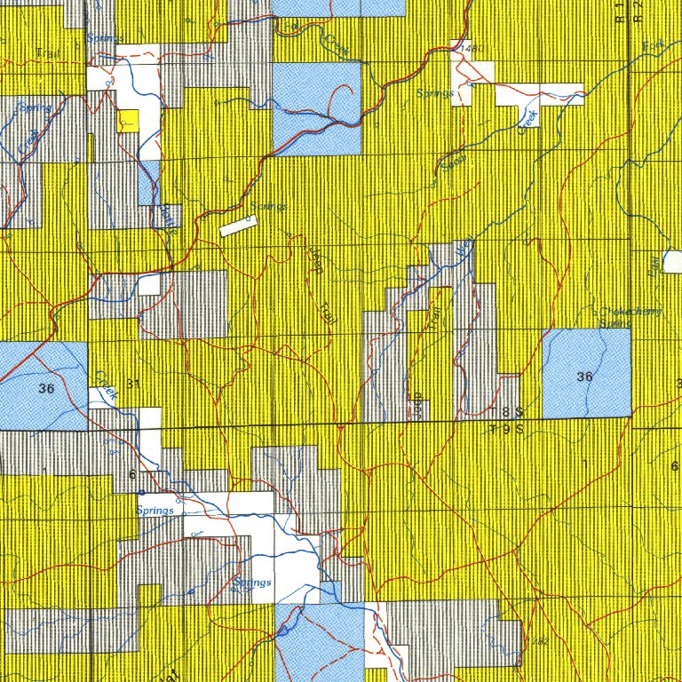 Triangle, ID - BLM Minerals Mgmt. Map by Digital Data Services, Inc ...