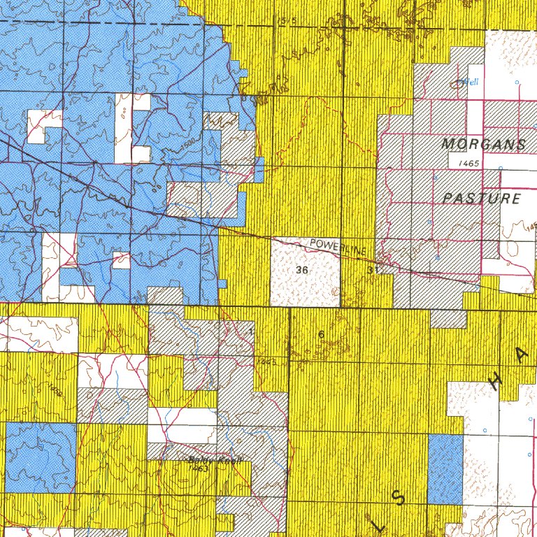 Blackfoot, ID - BLM Minerals Mgmt. Map by Digital Data Services, Inc ...