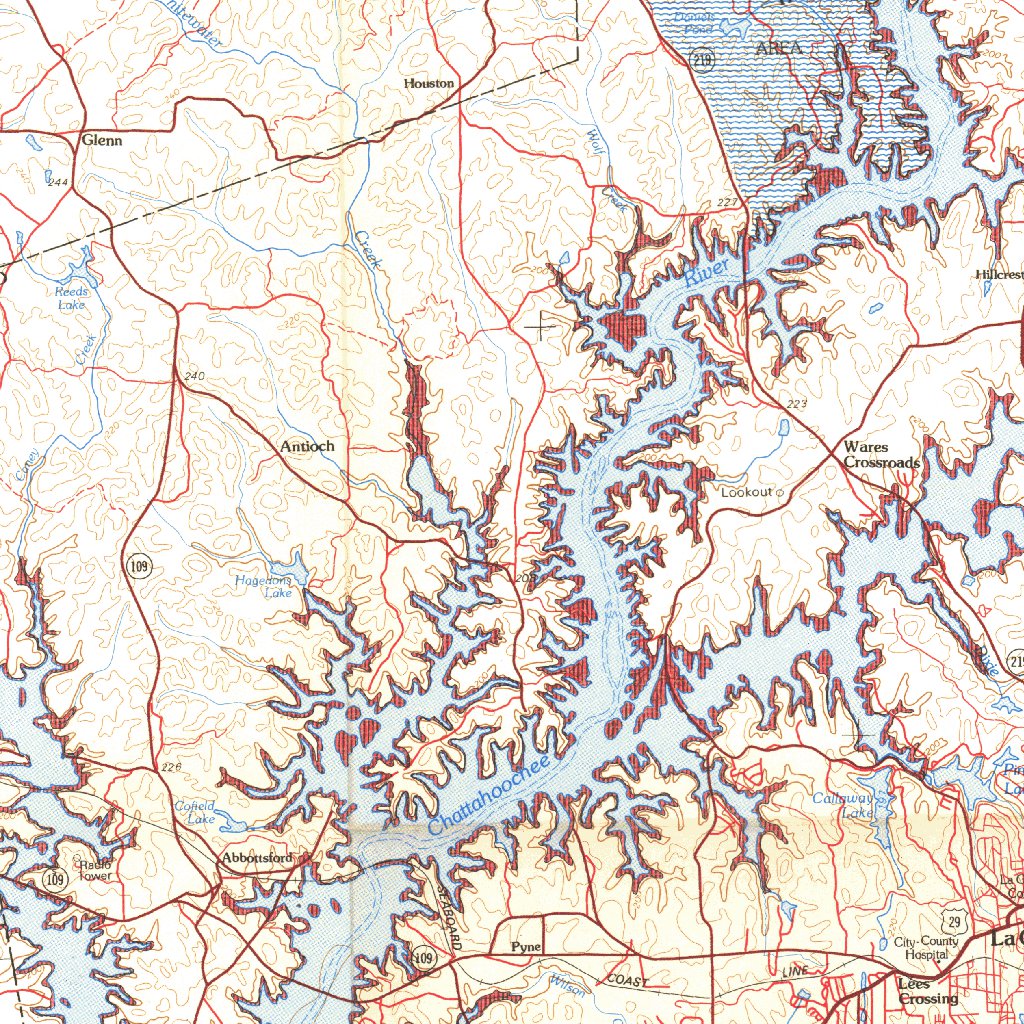 La Grange, GA - BLM Minerals Mgmt. Map by Digital Data Services, Inc ...