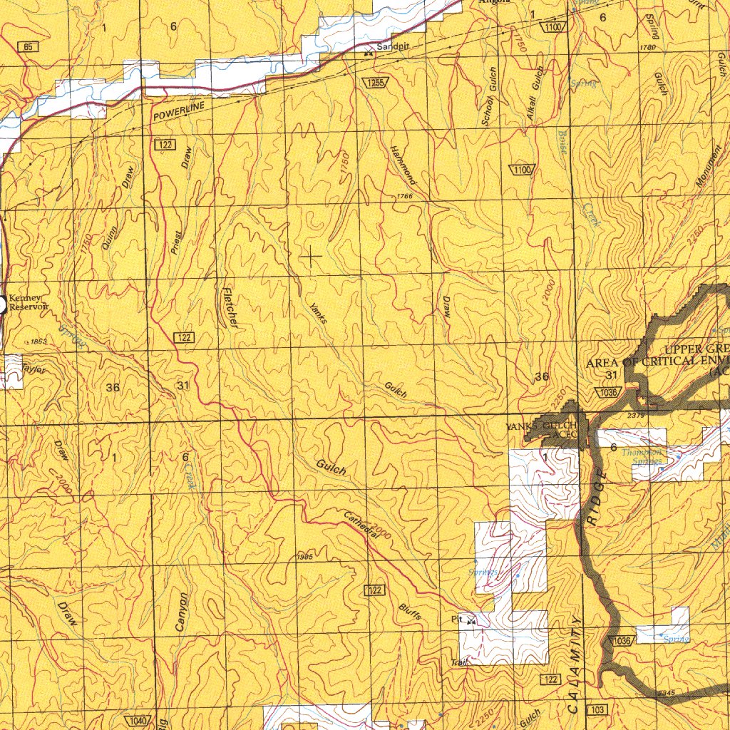 Rangely, CO - BLM Surface Mgmt. Map by Digital Data Services, Inc ...