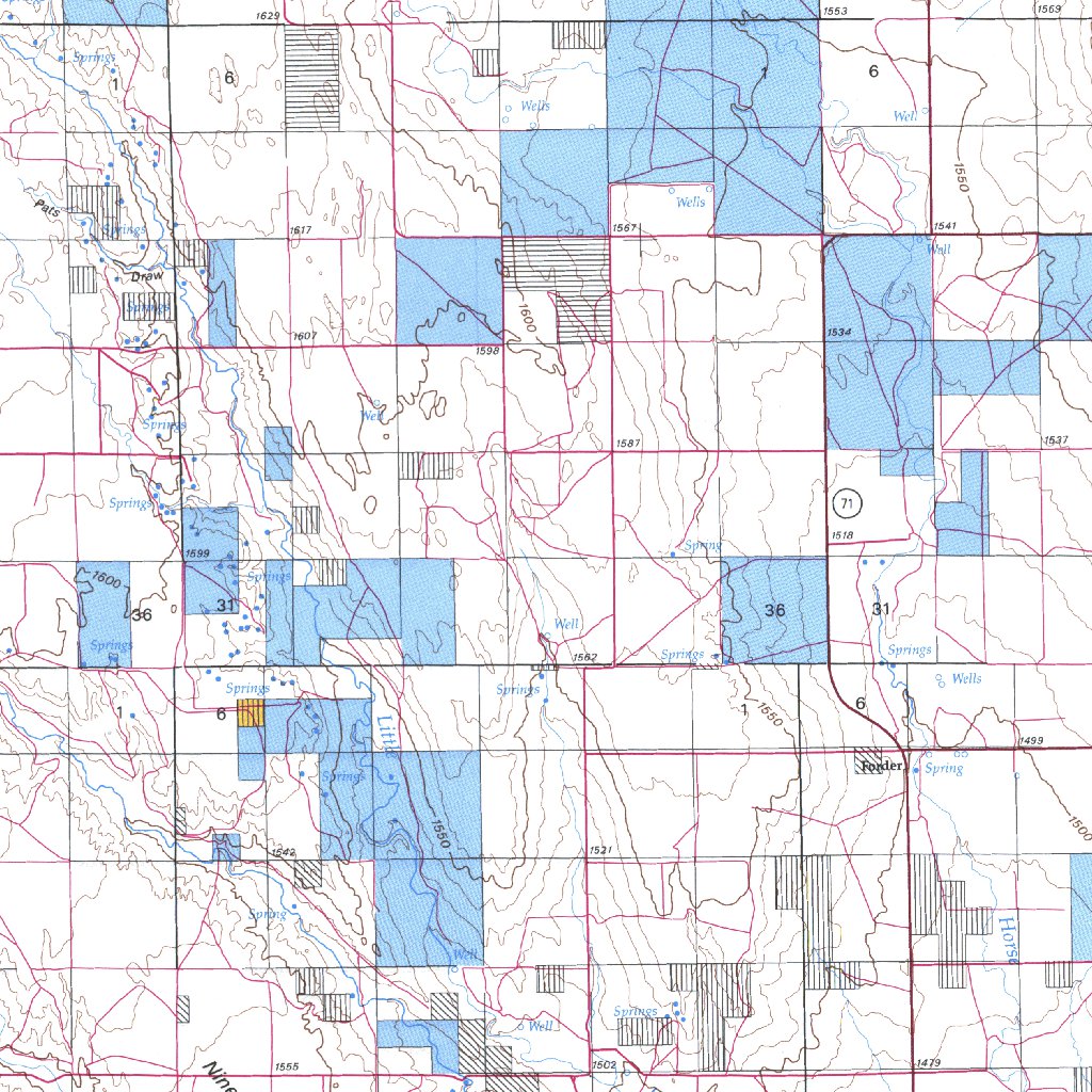 Karval, CO - BLM Minerals Mgmt. Map by Digital Data Services, Inc ...