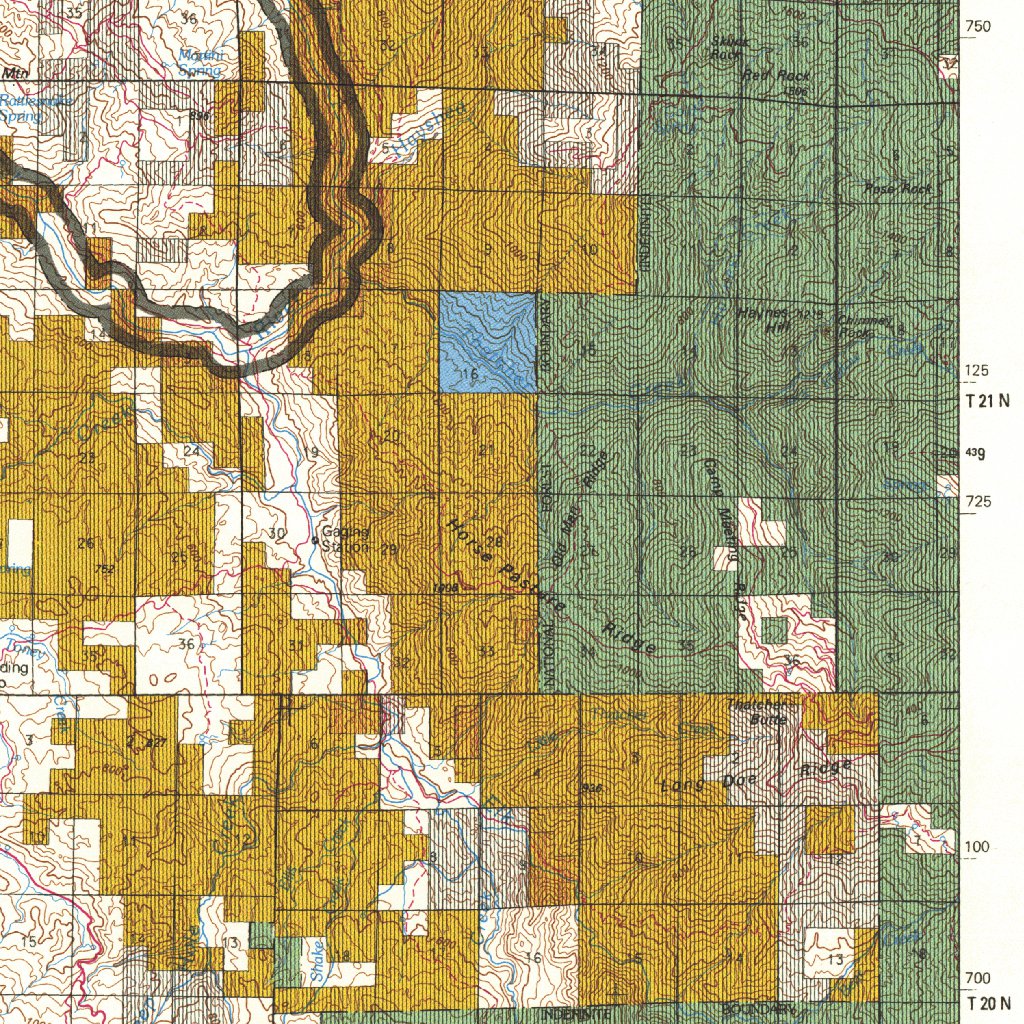 Covelo, CA - BLM Minerals Mgmt. Map by Digital Data Services, Inc ...