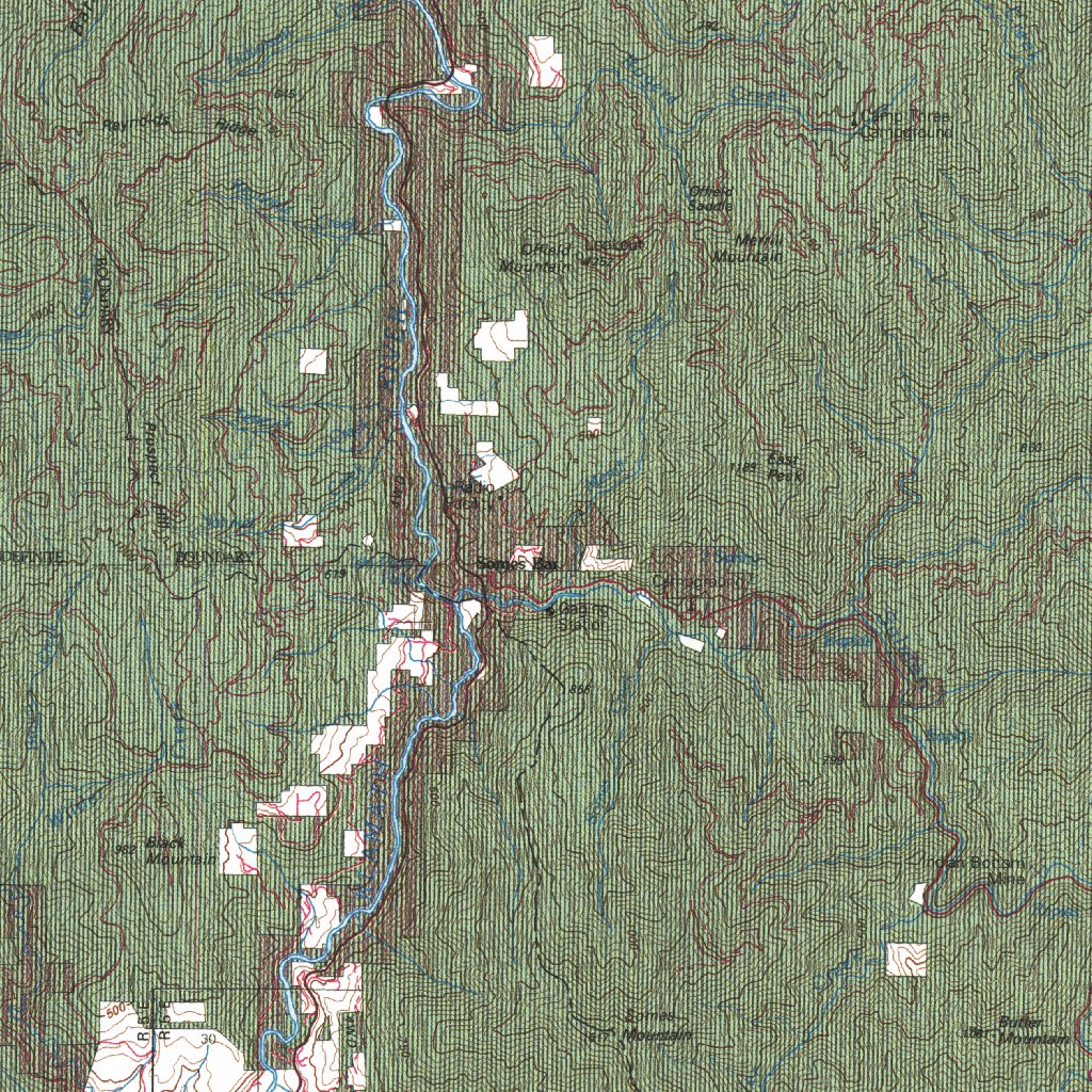 Hoopa, CA - BLM Minerals Mgmt. Map by Digital Data Services, Inc ...