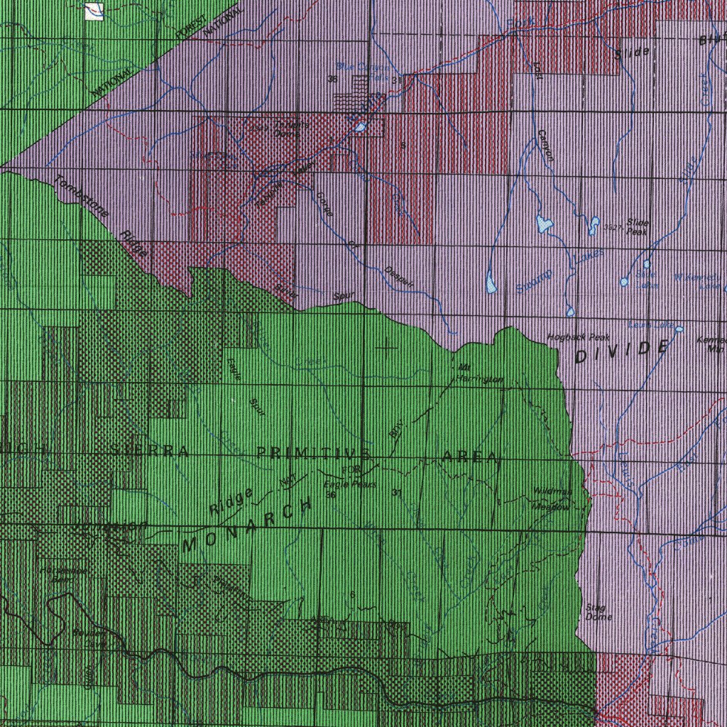 Mount Whitney, CA - BLM Minerals Mgmt. Map by Digital Data Services ...