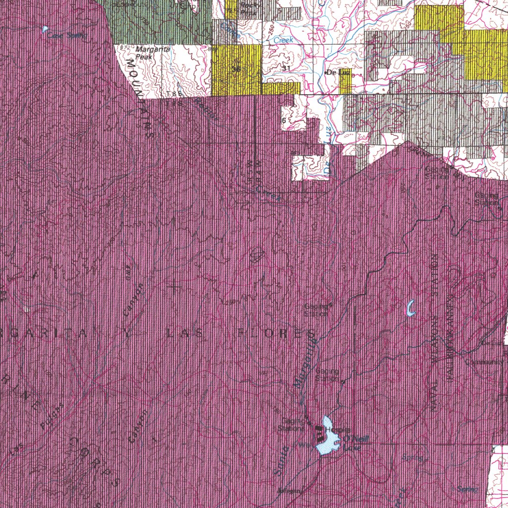 Oceanside, CA - BLM Minerals Mgmt. Map by Digital Data Services, Inc ...