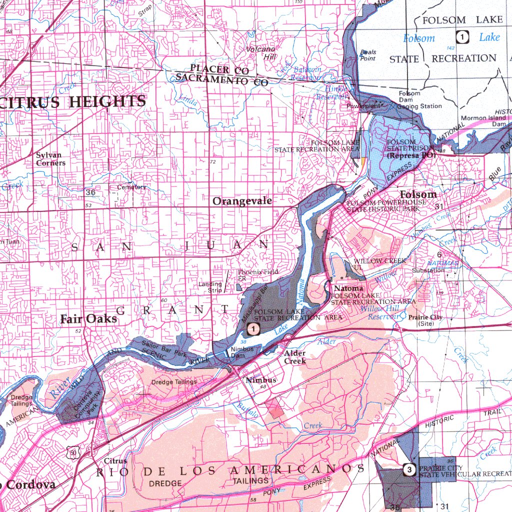 Sacramento, CA - BLM Surface Mgmt. Map by Digital Data Services, Inc ...