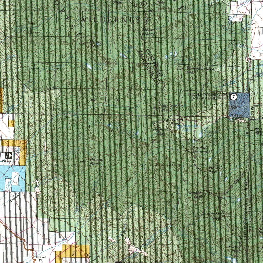 Canon City, CO - BLM Minerals Mgmt. Map by Digital Data Services, Inc ...