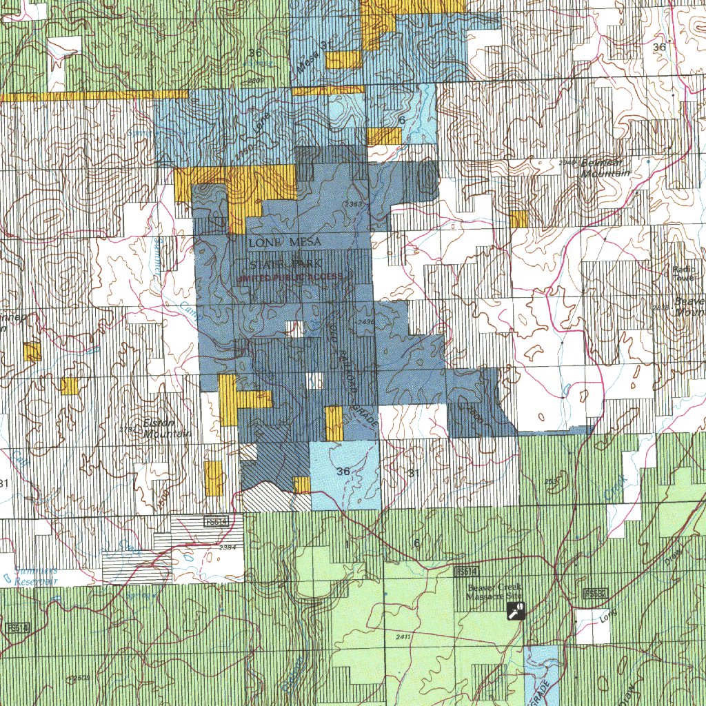 Dove Creek, CO - BLM Minerals Mgmt. Map by Digital Data Services, Inc ...