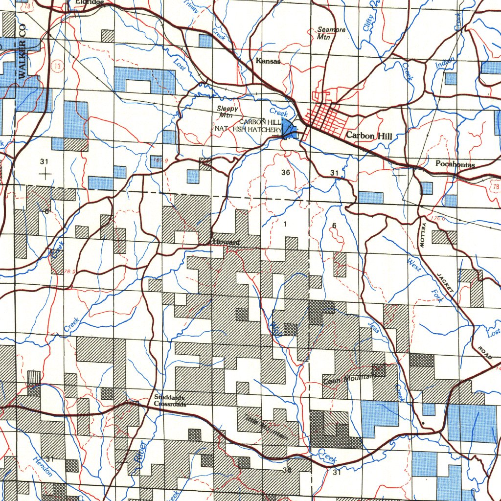 Jasper, AL - BLM Minerals Mgmt. Map by Digital Data Services, Inc ...