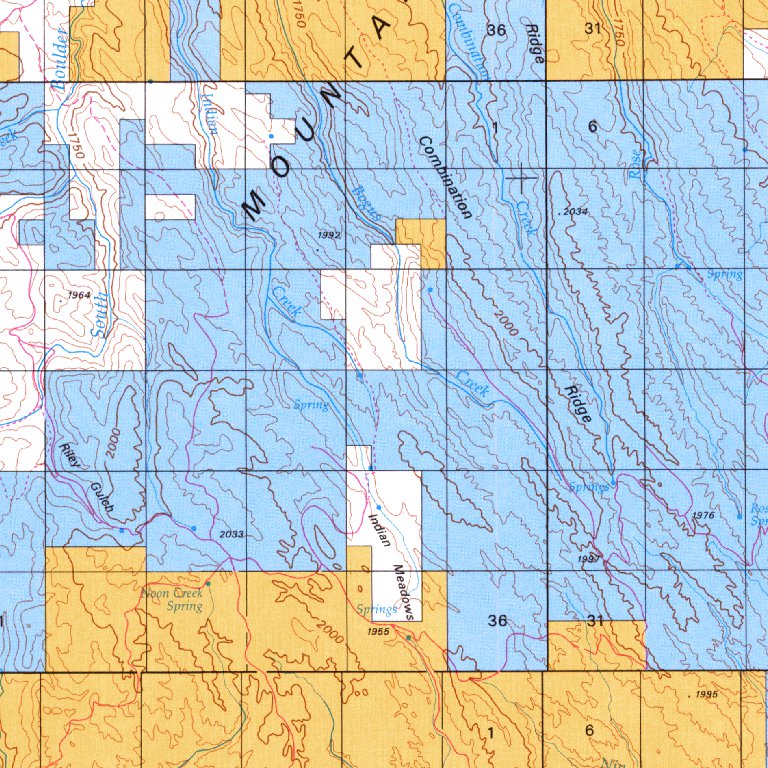 Triangle, ID - BLM Surface Mgmt. Map by Digital Data Services, Inc ...