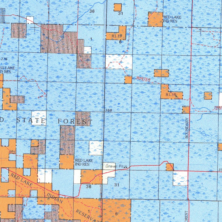 Baudette, MN - BLM Minerals Mgmt. Map by Digital Data Services, Inc ...
