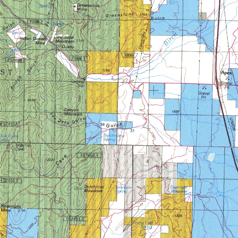 Dillon, MT - BLM Minerals Mgmt. Map by Digital Data Services, Inc ...