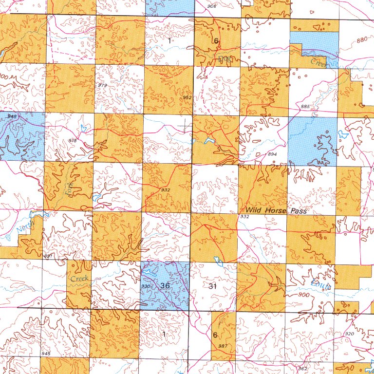 Angela, MT - BLM Surface Mgmt. Map by Digital Data Services, Inc ...