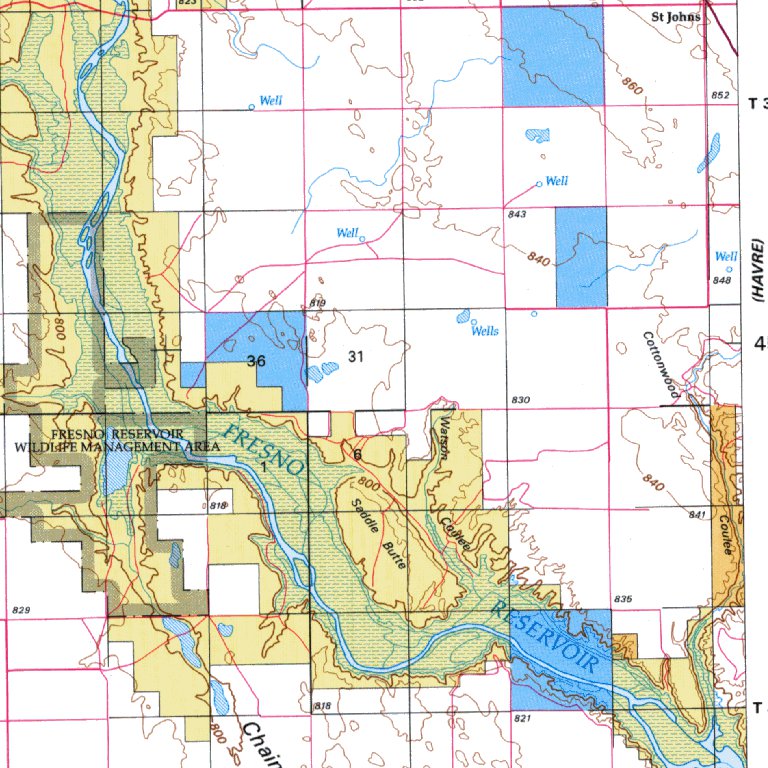 Chester, MT - BLM Surface Mgmt. Map by Digital Data Services, Inc ...