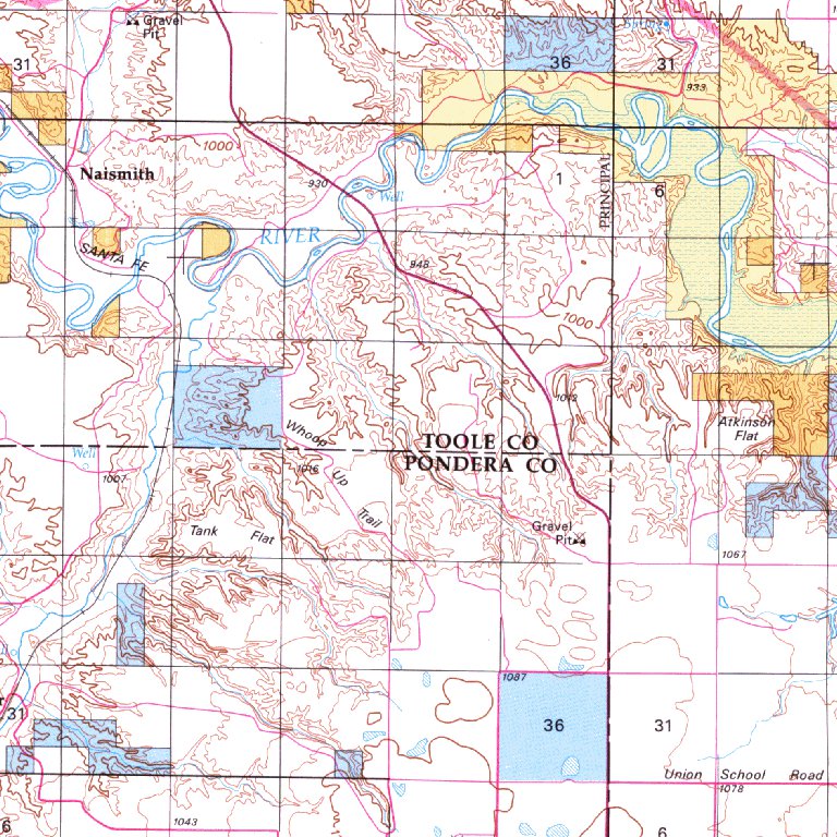Conrad, MT - BLM Surface Mgmt. Map by Digital Data Services, Inc ...