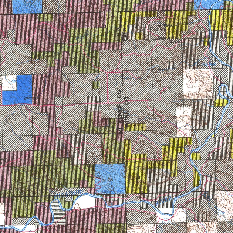 Watford City, ND - BLM Minerals Mgmt. Map by Digital Data Services, Inc ...