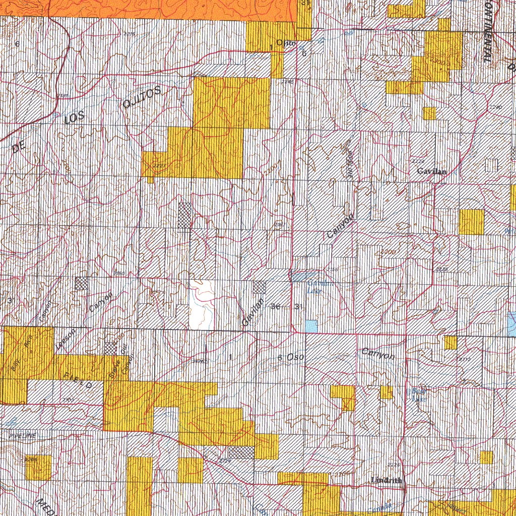 Chaco Canyon, NM - BLM Minerals Mgmt. Map by Digital Data Services, Inc ...