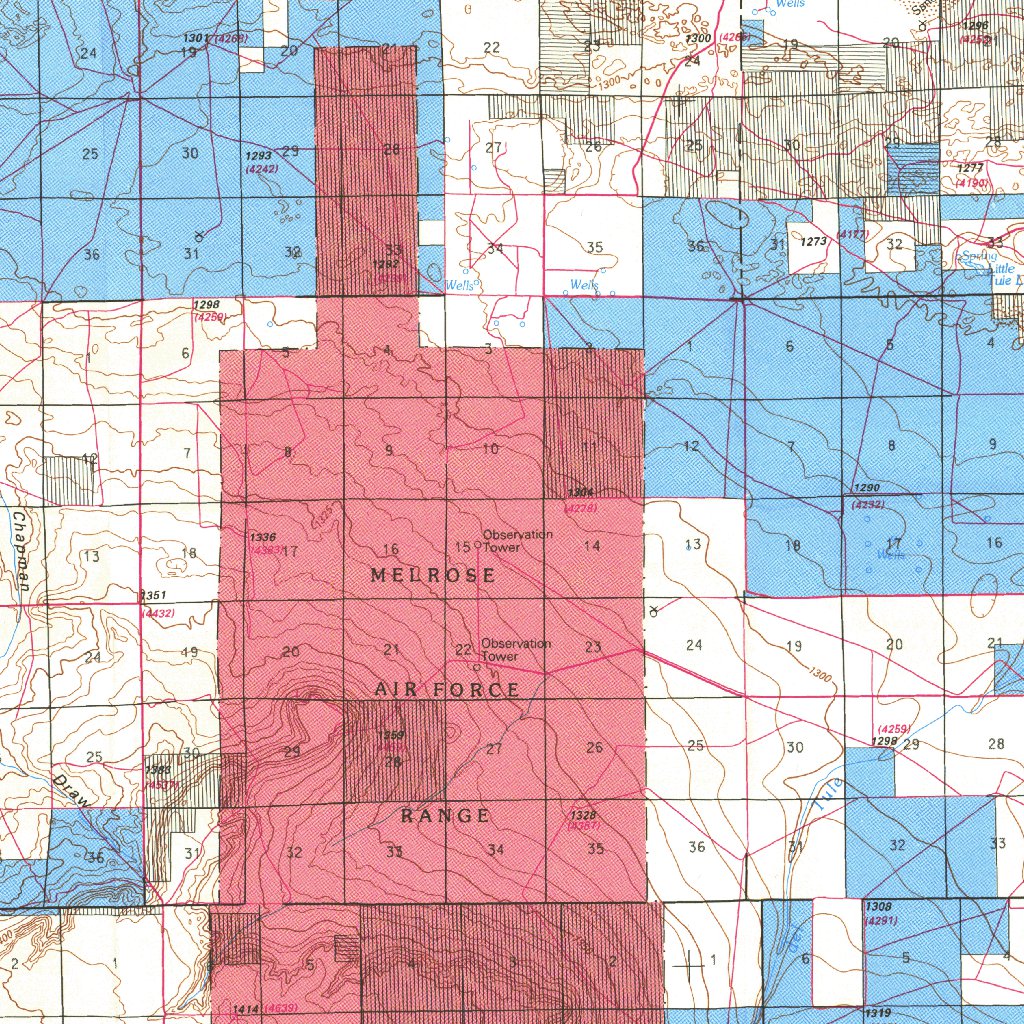 Clovis, NM - BLM Minerals Mgmt. Map by Digital Data Services, Inc ...