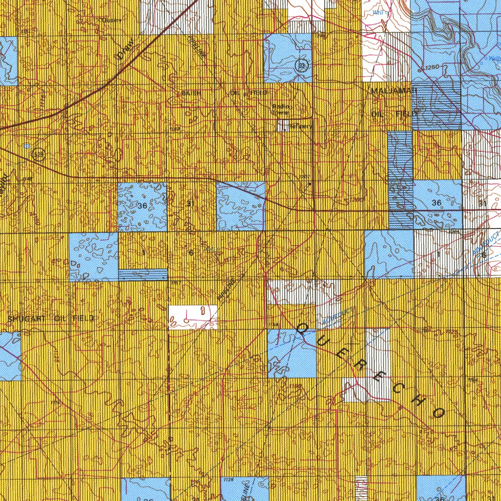 Hobbs, NM - BLM Minerals Mgmt. Map by Digital Data Services, Inc ...