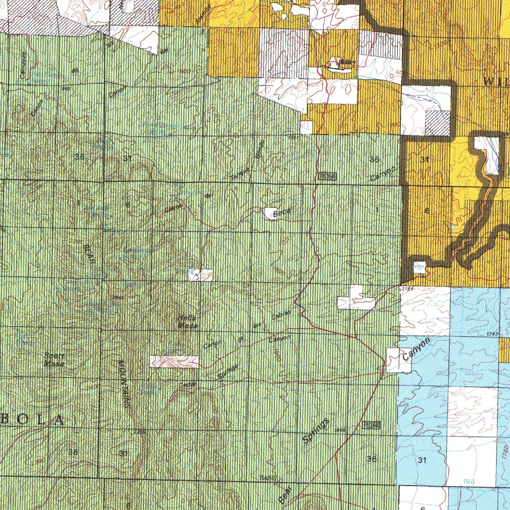 Magdalena, NM - BLM Minerals Mgmt. Map by Digital Data Services, Inc ...