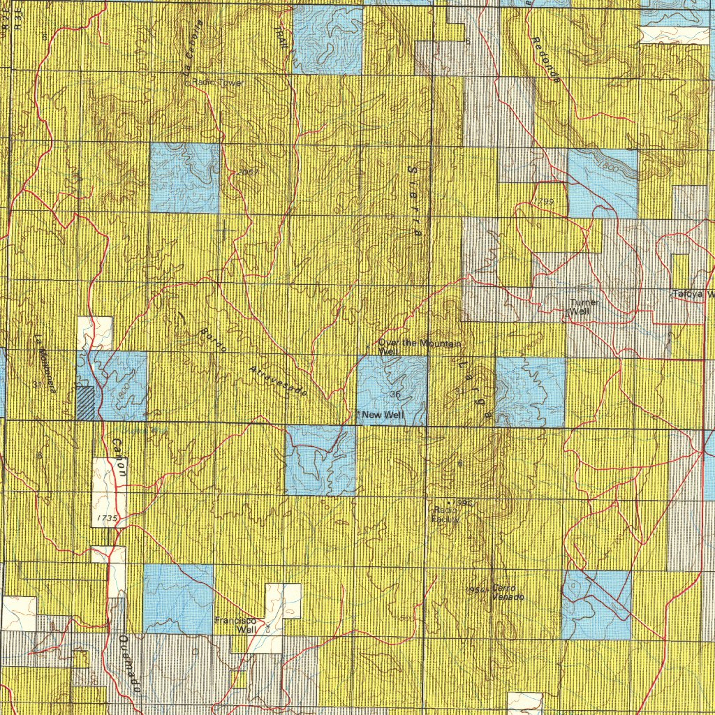 Socorro, NM - BLM Minerals Mgmt. Map by Digital Data Services, Inc ...