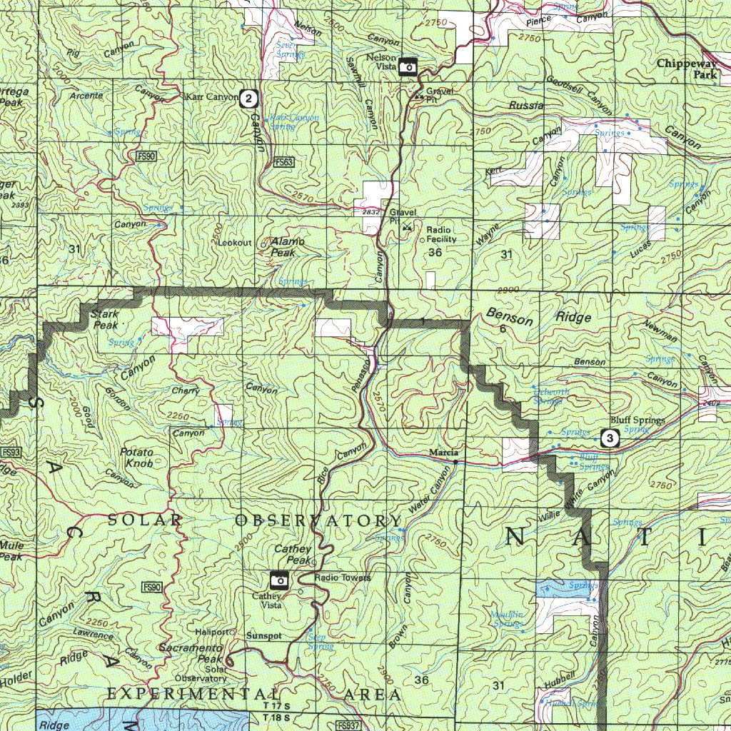 Alamogordo, NM - BLM Surface Mgmt. Map by Digital Data Services, Inc ...