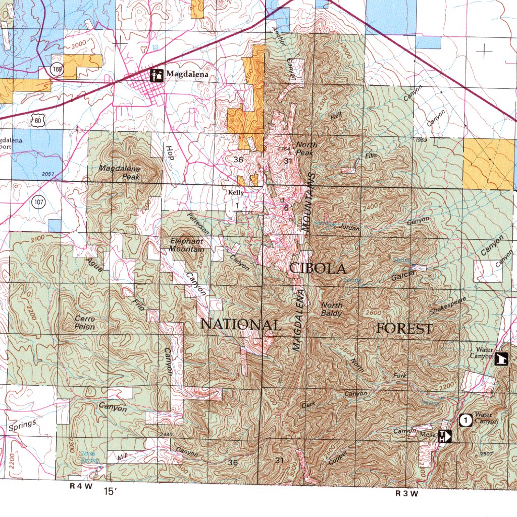 Magdalena, NM - BLM Surface Mgmt. Map by Digital Data Services, Inc ...