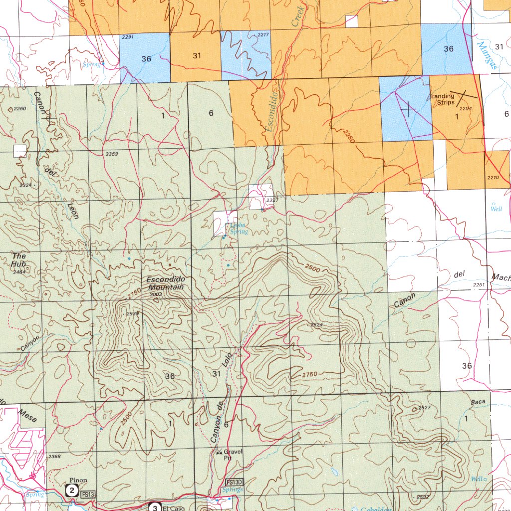 Quemado, NM - BLM Surface Mgmt. Map by Digital Data Services, Inc ...