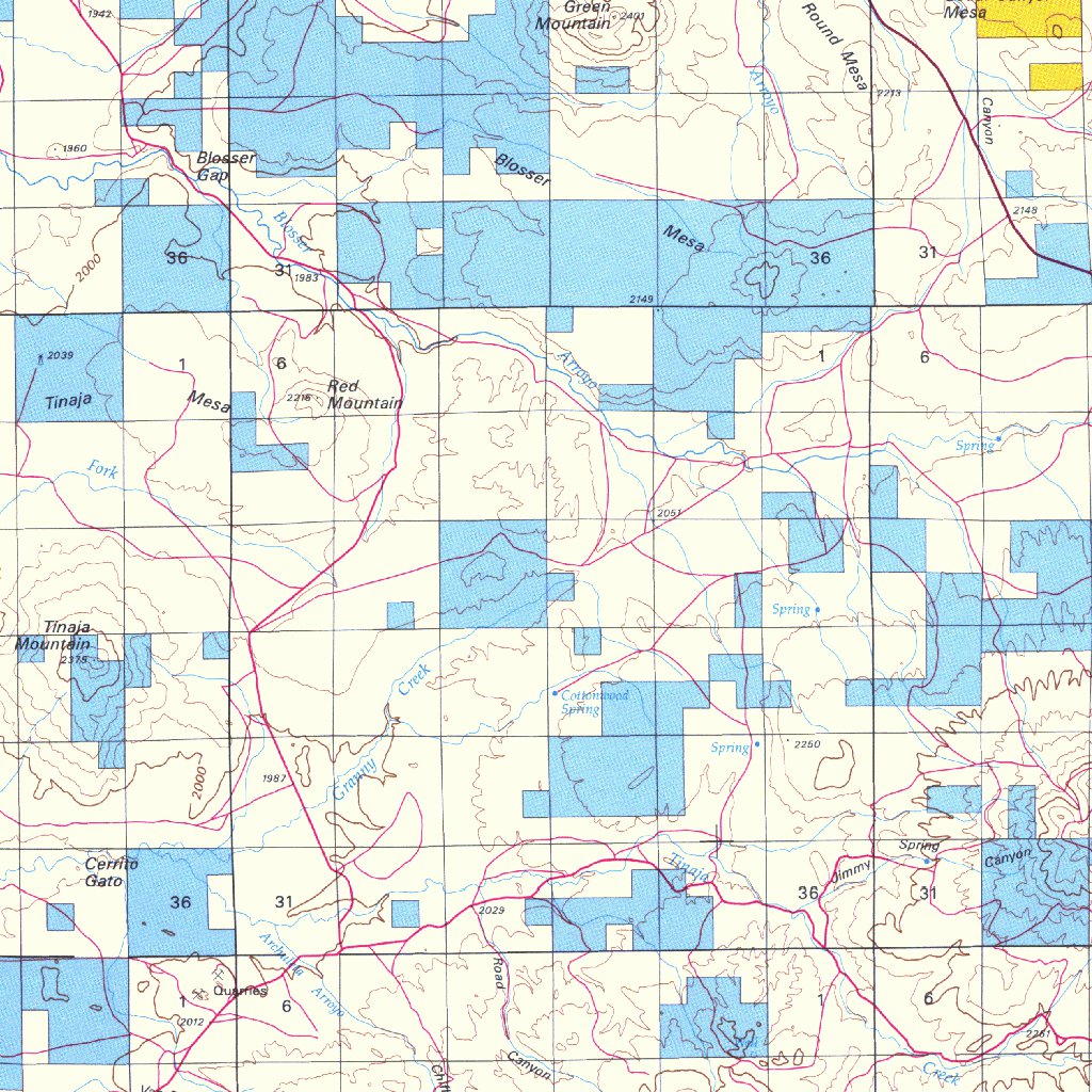 Raton, NM - BLM Surface Mgmt. Map by Digital Data Services, Inc ...