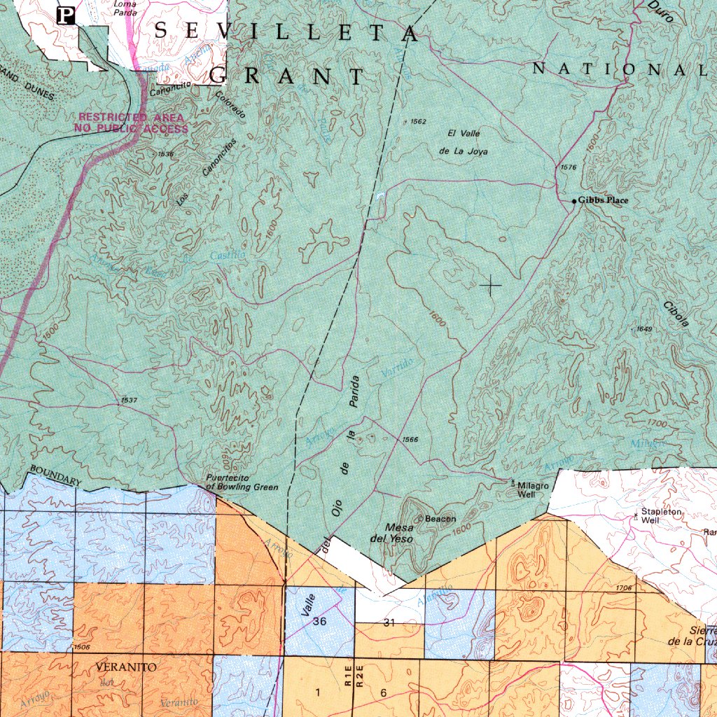 Socorro, NM - BLM Surface Mgmt. Map by Digital Data Services, Inc ...