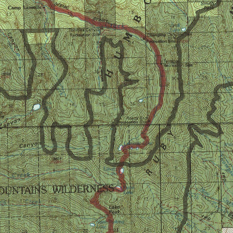 Elko, NV - BLM Minerals Mgmt. Map by Digital Data Services, Inc ...
