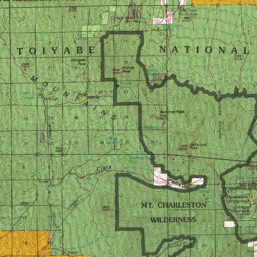 Las Vegas, NV - BLM Minerals Mgmt. Map by Digital Data Services, Inc ...