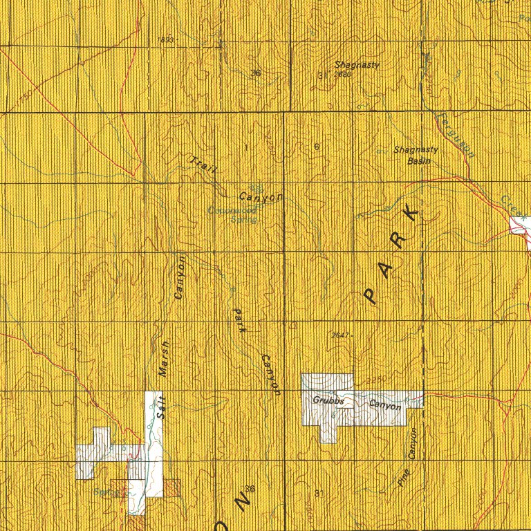 Simpson Park Mountains, NV - BLM Minerals Mgmt. Map by Digital Data ...