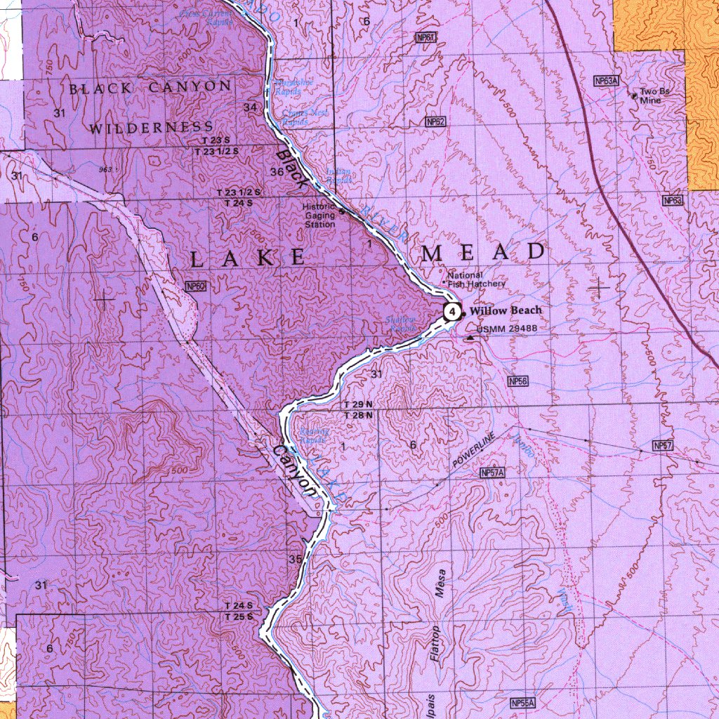 Boulder City, NV - BLM Surface Mgmt. Map by Digital Data Services, Inc ...