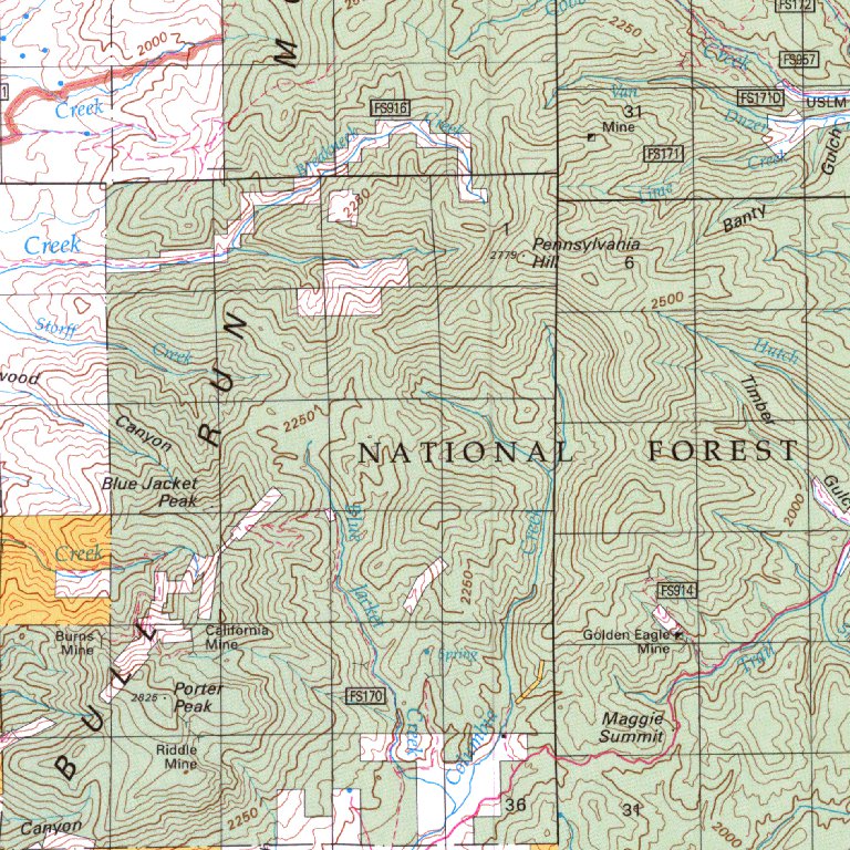 Bull Run Mountains, NV - BLM Surface Mgmt. Map by Digital Data Services ...
