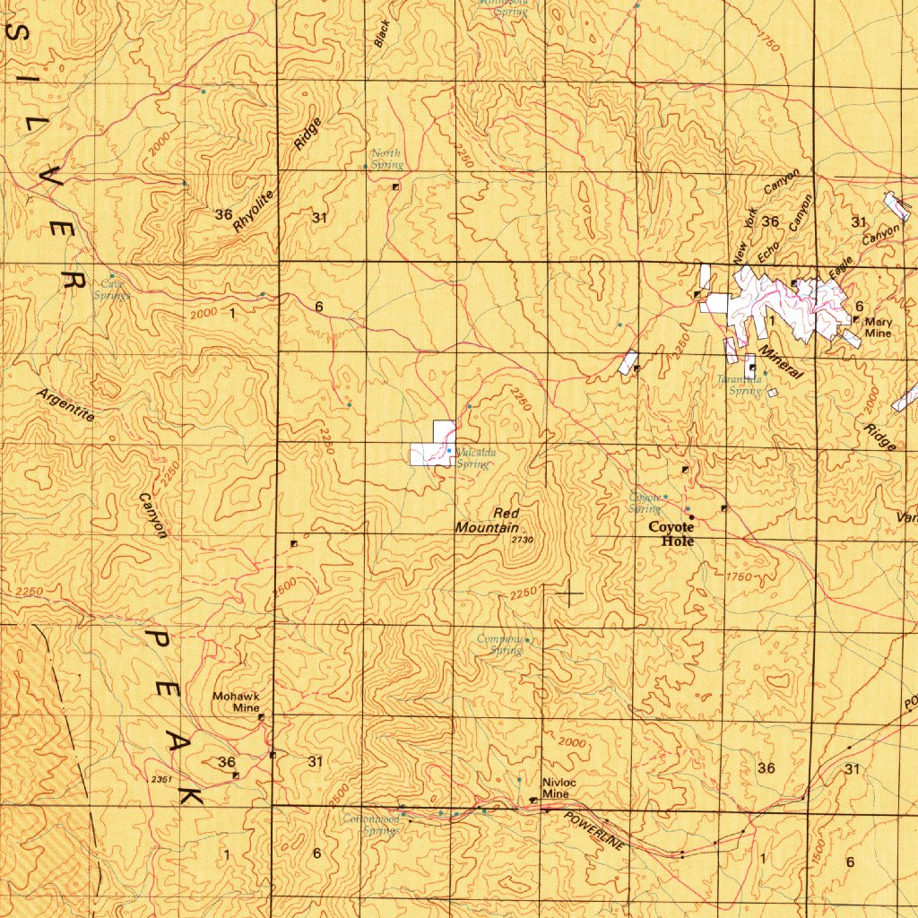 Goldfield, NV - BLM Surface Mgmt. Map by Digital Data Services, Inc ...