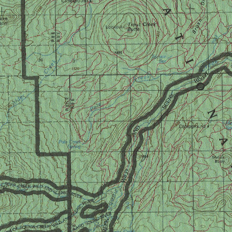 Bend, OR - BLM Minerals Mgmt. Map by Digital Data Services, Inc ...