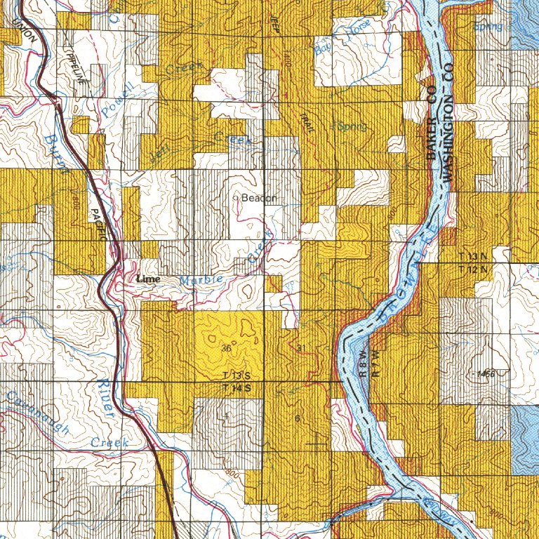 Brogan, OR - BLM Minerals Mgmt. Map by Digital Data Services, Inc ...