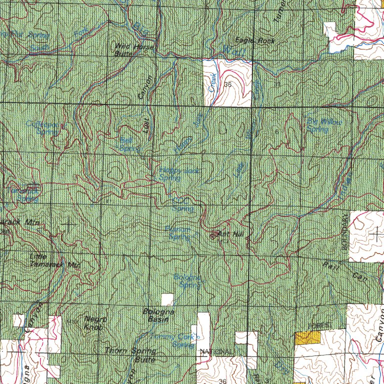 Monument, OR - BLM Minerals Mgmt. Map by Digital Data Services, Inc ...