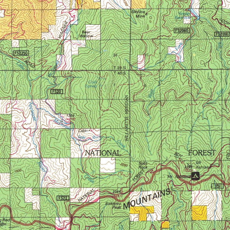 Medford, OR - BLM Surface Mgmt. Map by Digital Data Services, Inc ...