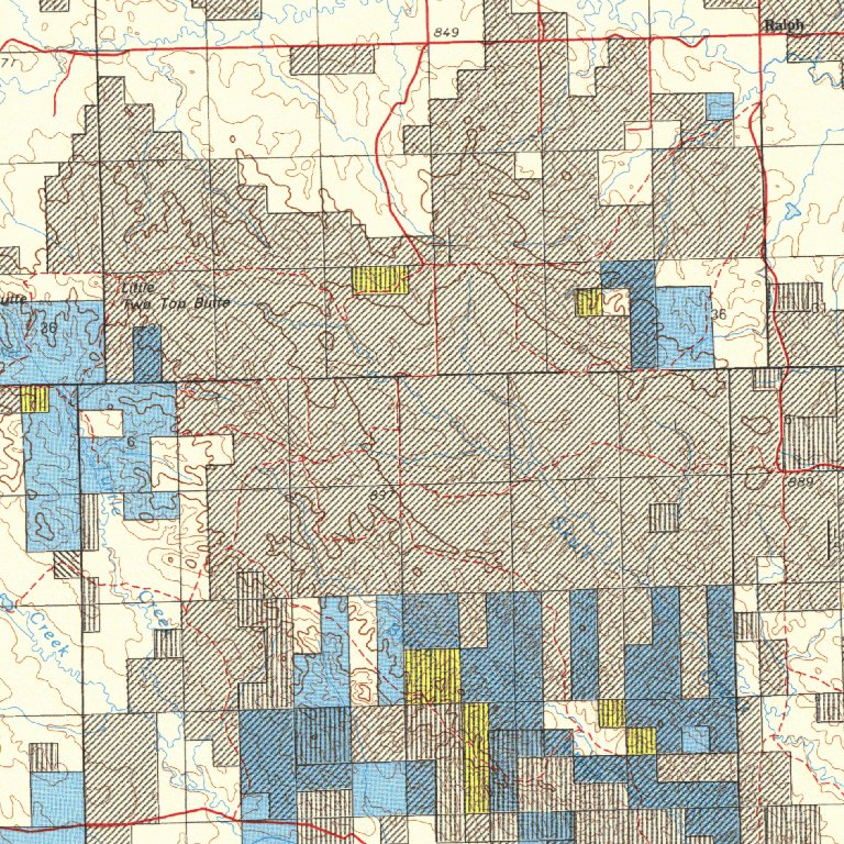 Camp Crook, SD - BLM Minerals Mgmt. Map by Digital Data Services, Inc ...