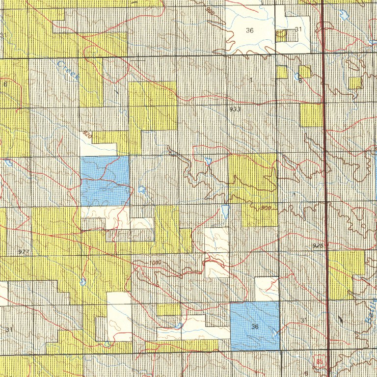 Redig, SD - BLM Minerals Mgmt. Map by Digital Data Services, Inc ...