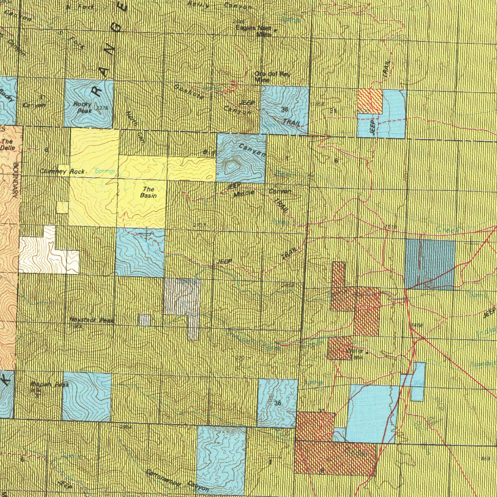 Fish Springs, UT - BLM Minerals Mgmt. Map by Digital Data Services, Inc ...