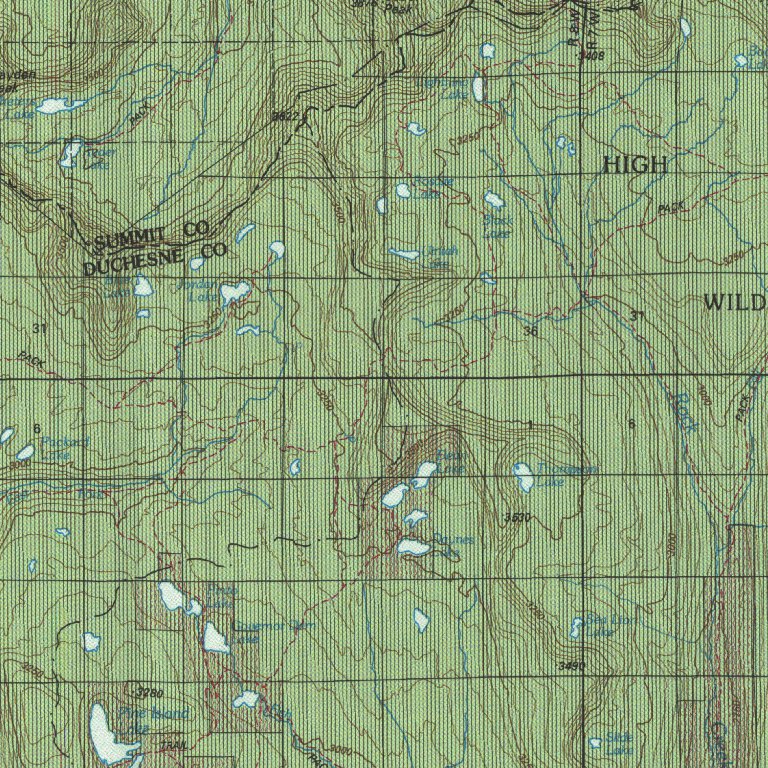 Kings Peak, UT - BLM Minerals Mgmt. Map by Digital Data Services, Inc. | Avenza Maps