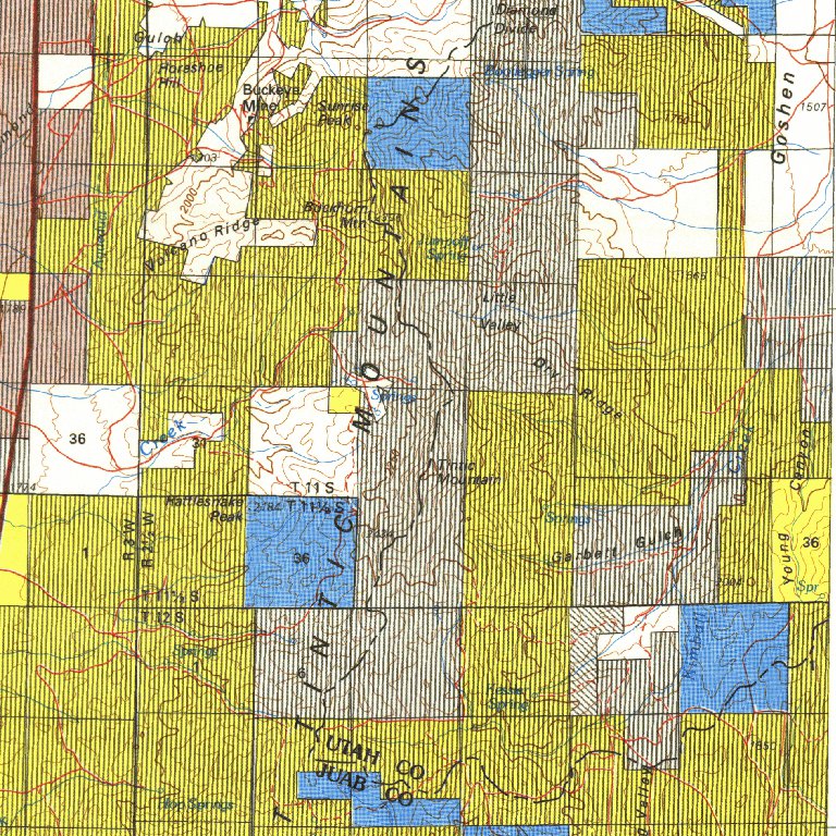 Lynndyl, UT - BLM Minerals Mgmt. Map by Digital Data Services, Inc ...