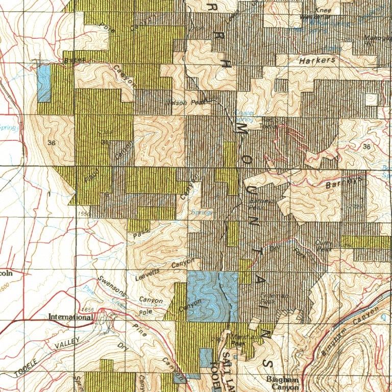 Tooele, UT - BLM Minerals Mgmt. Map by Digital Data Services, Inc ...